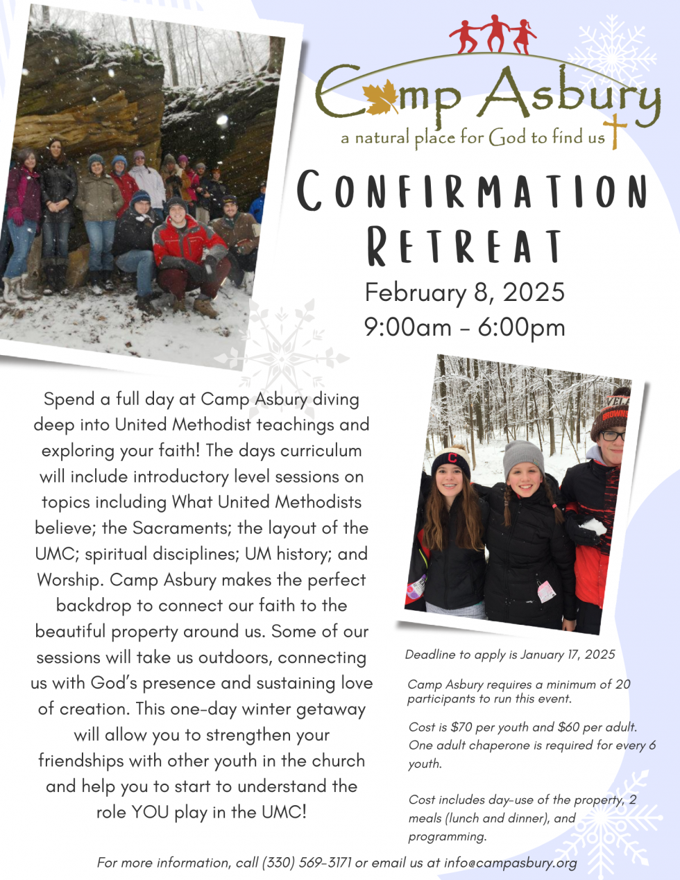 Confirmation Retreat 2025 - Camp Asbury